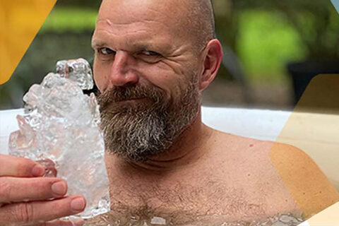 Wim Hof Eisbaden mit Daniel Ruppert - Rückenfitness-Zentrum Andrea Jäger